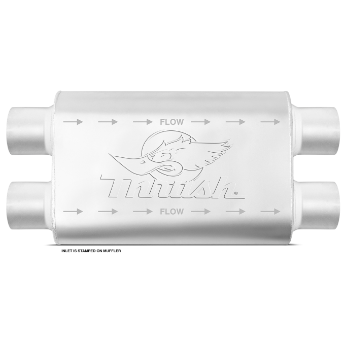 Thrush® Welded Muffler - Dual Offset / Dual Offset - Thrush® Exhaust P ...